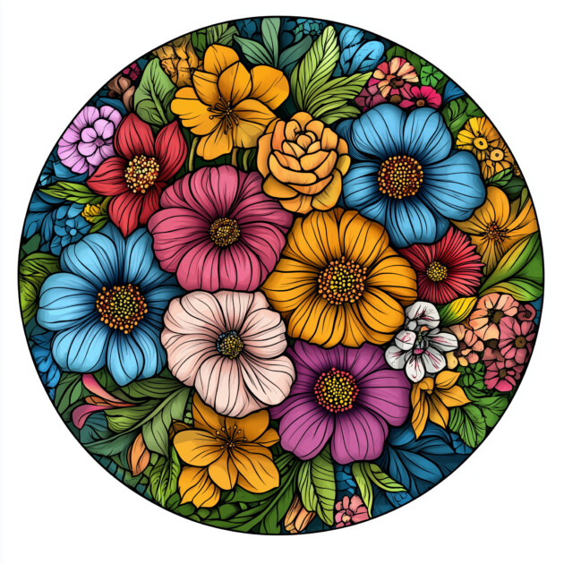 Full Page Flower Mandala Coloring Pages | Coloring Pages Mimi Panda