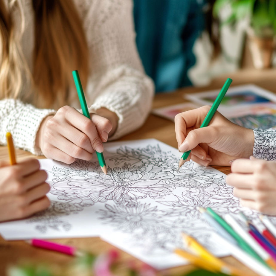How to Host a Virtual Coloring Party with Friends | Blog Mimi Panda