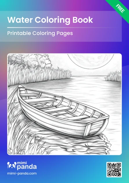 Water Coloring Book: Splash into Creativity | Mimi Panda