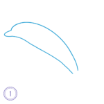 How To Draw A Dolphin - Step-by-Step | How to Mimi Panda