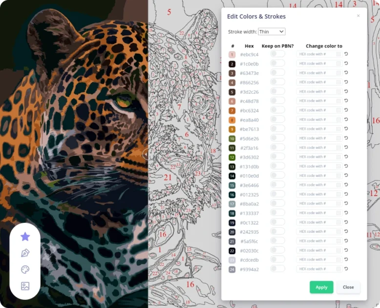 Paint By Numbers Generator | Mimi Panda