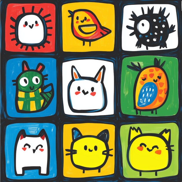 Simple Coloring Pages For Kids | Coloring Pages Mimi Panda