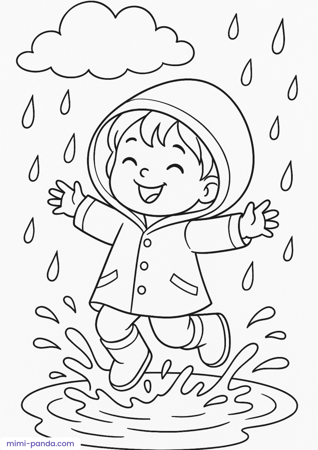 Water Coloring Book for Kids: Splash into Art | Mimi Panda
