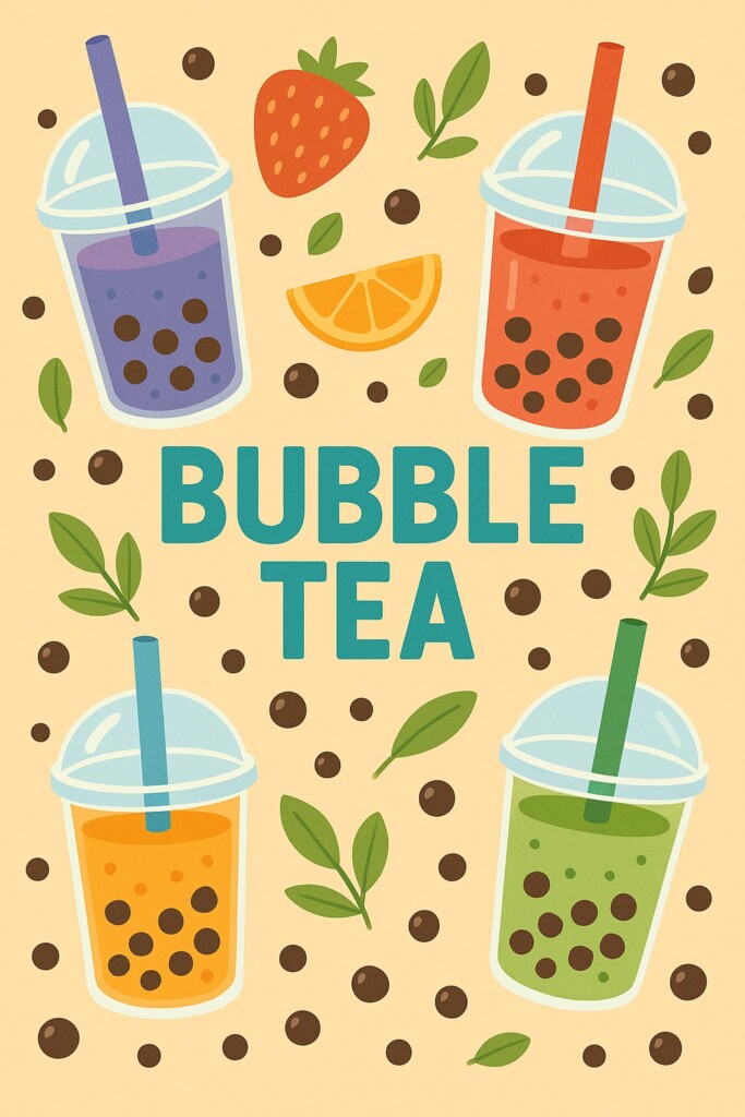 Bubble Tea Coloring Pages | Coloring Pages Mimi Panda