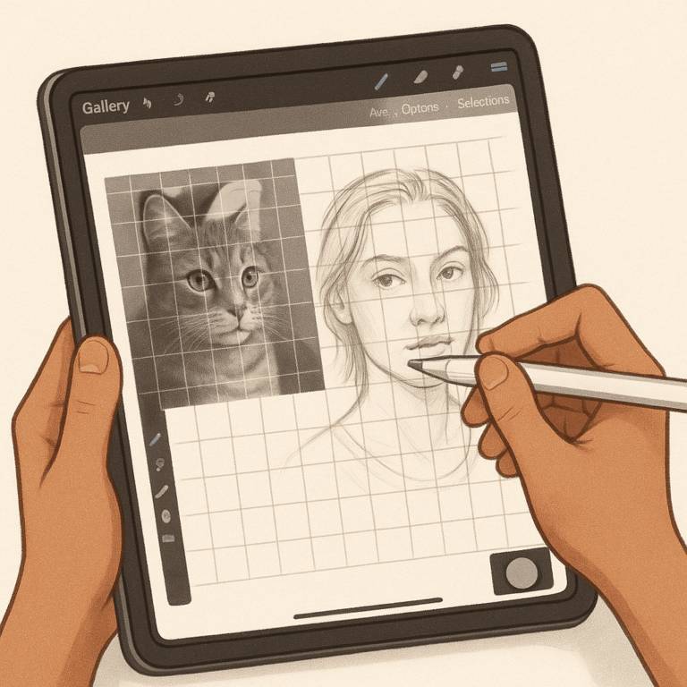 How to Draw with a Grid: Simple Method for Proportions and Accuracy ...