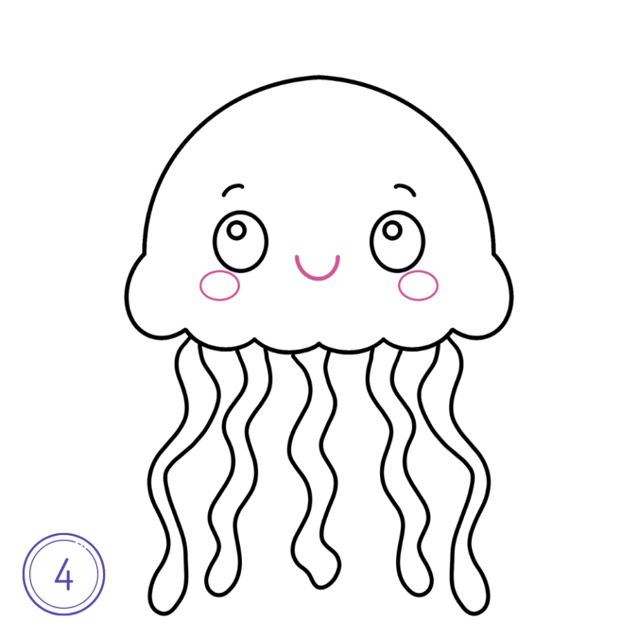 Wie Man Eine Qualle Zeichnet - Schritt-für-Schritt-Anleitung Zum ...