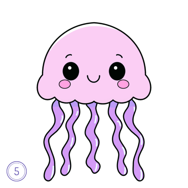 Wie Man Eine Qualle Zeichnet - Schritt-für-Schritt-Anleitung Zum ...