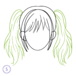 How to Draw Anime Pigtails Hair - Step-by-Step Guide to Drawing | Mimi ...