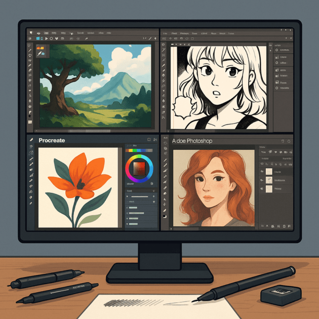 The Best Drawing Tools for Beginners: Pencils, Pens, and Digital ...