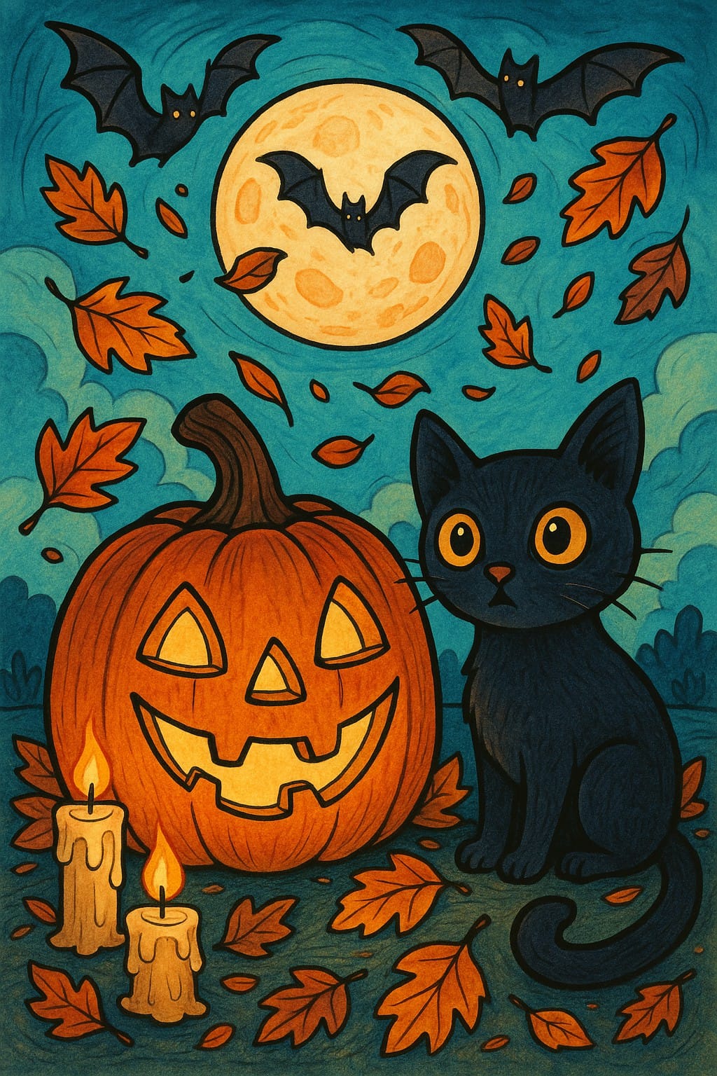 Halloween Coloring Pages | Coloring Pages Mimi Panda