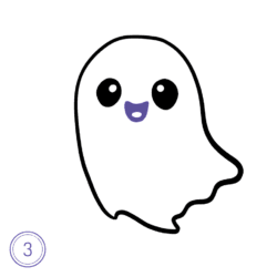 How to Draw a Ghost: A Step-by-Step Guide | Mimi Panda
