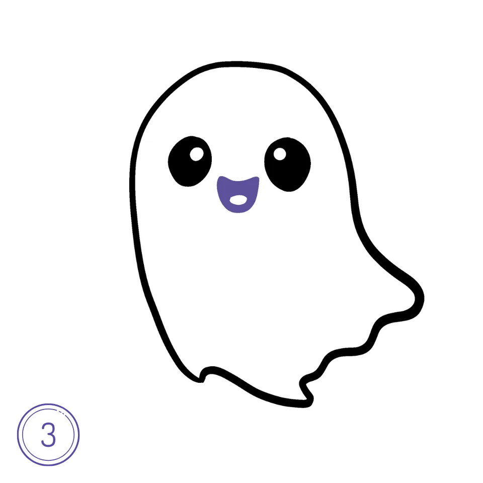 How to Draw a Ghost: A Step-by-Step Guide | Mimi Panda