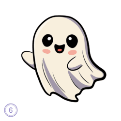 How to Draw a Ghost: A Step-by-Step Guide | Mimi Panda