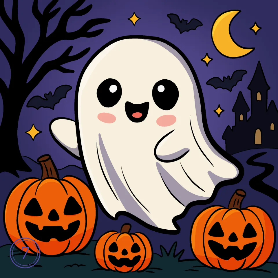 How to Draw a Ghost: A Step-by-Step Guide | Mimi Panda