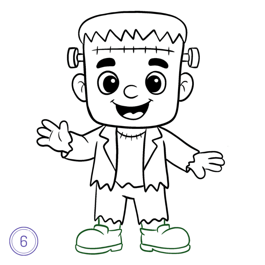 How to Draw Frankenstein: Easy and Fun Guide | Mimi Panda