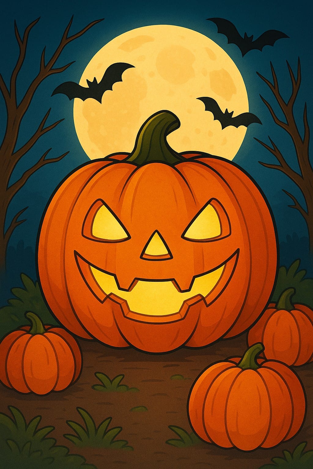Pumpkin Coloring Pages | Coloring Pages Mimi Panda