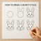 Step-by-step Animal Face Drawing for Children: Simple Tutorials for Fun ...