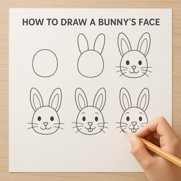 Step-by-step Animal Face Drawing for Children: Simple Tutorials for Fun ...