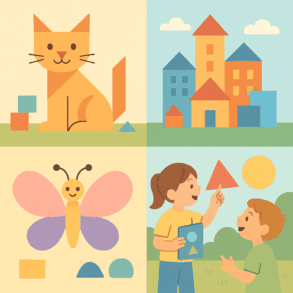 Drawing with Shapes | Mimi Panda Blog
