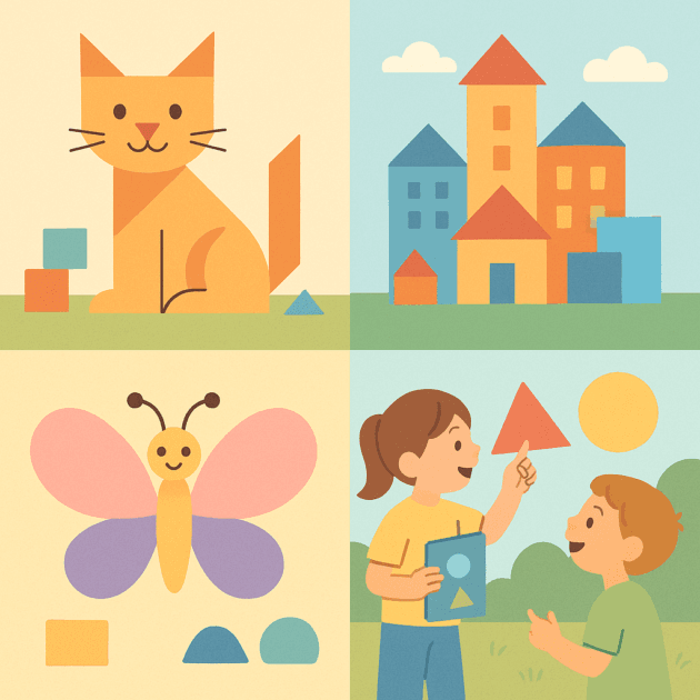 Drawing with Shapes | Mimi Panda Blog