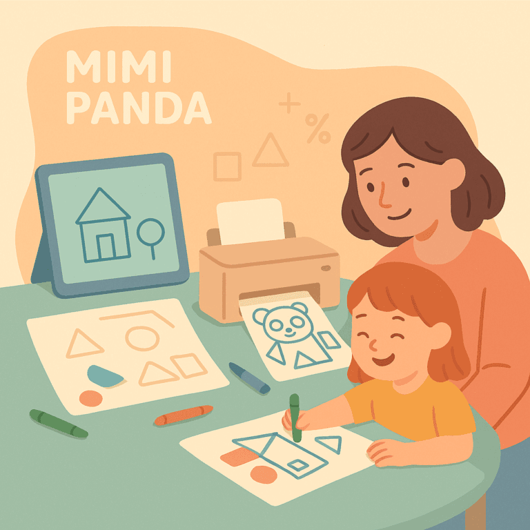 Drawing with Shapes | Mimi Panda Blog
