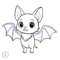 How to Draw a Bat Step by Step for Kids | Mimi Panda