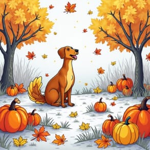 Fall Coloring Sheet Printable | Coloring Pages Mimi Panda