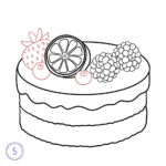 How to Draw a Cake | Mimi Panda