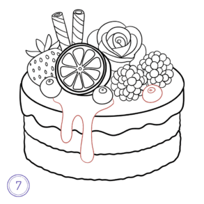 How to Draw a Cake | Mimi Panda