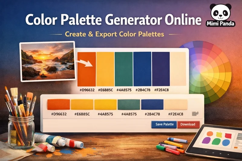Color Palette Generator Online – Create & Export Color Palettes | Mimi ...
